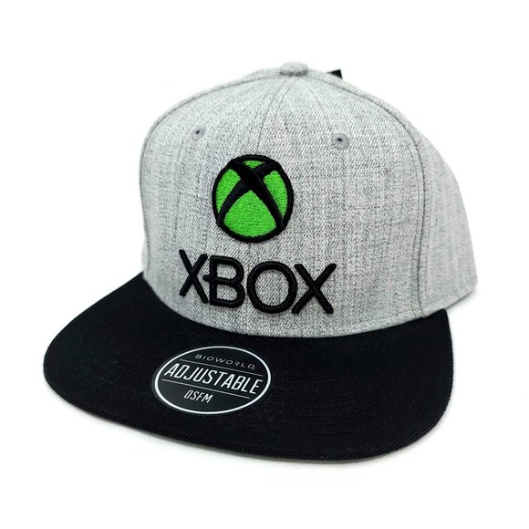 Xbox | Accessories | New Xbox Snapback Hat Gray Black 3d Osfm Bioworld ...
